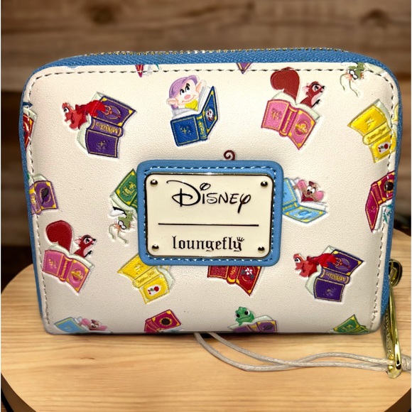 Loungefly | Bags | Disney Princess Books Classics Crossbody Bag And ...